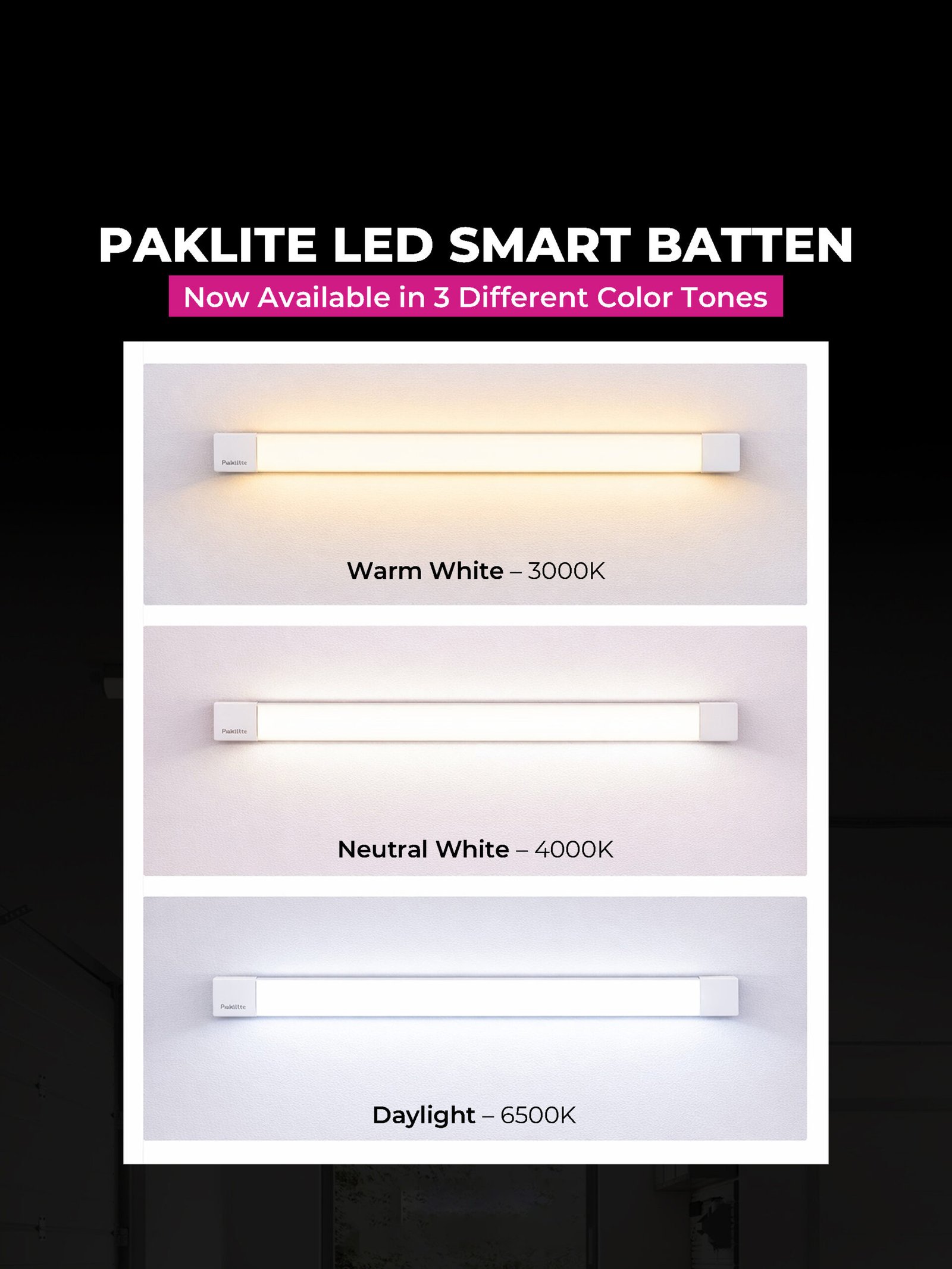 LED Smart Batten Light | Effortless Illumination for Modern Spaces